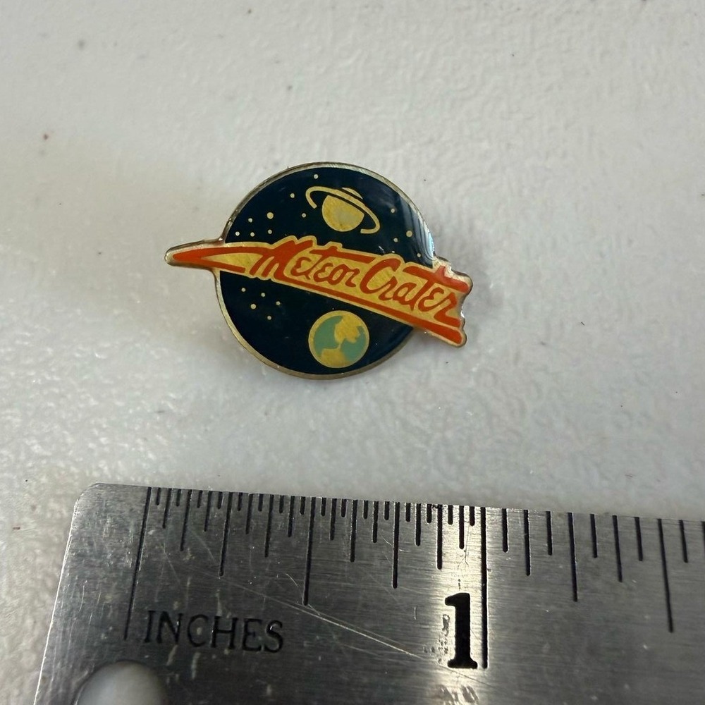 Unbranded | Jewelry | Vintage Meteor Crater Arizona Souvenir Enamel Pin ...